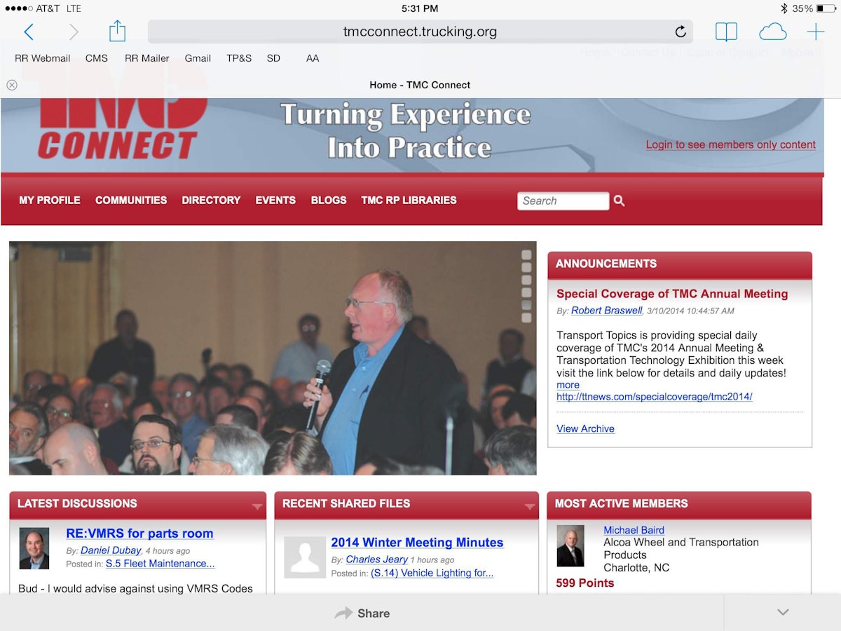 TMC debuts interactive website | Trucks, Parts, Service
