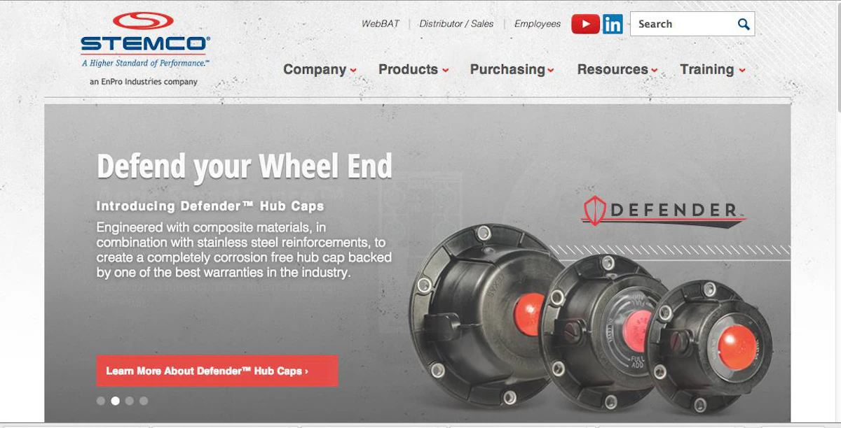 STEMCO revamps, relaunches website. | Trucks, Parts, Service