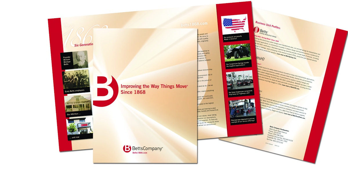 Betts Company releases corporate brochure | Trucks, Parts, Service