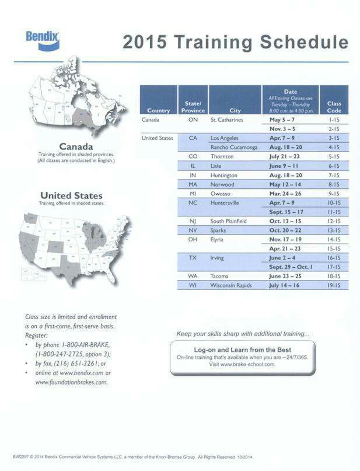 Bendix opens registrations for Brake Training School | Trucks, Parts ...