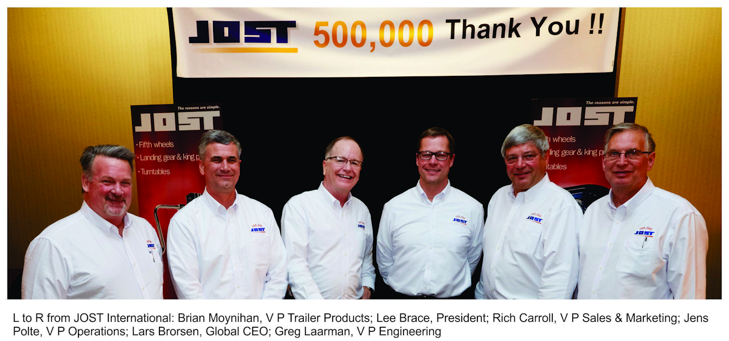 JOST International produces 500,000th fifth wheel | Trucks, Parts, Service