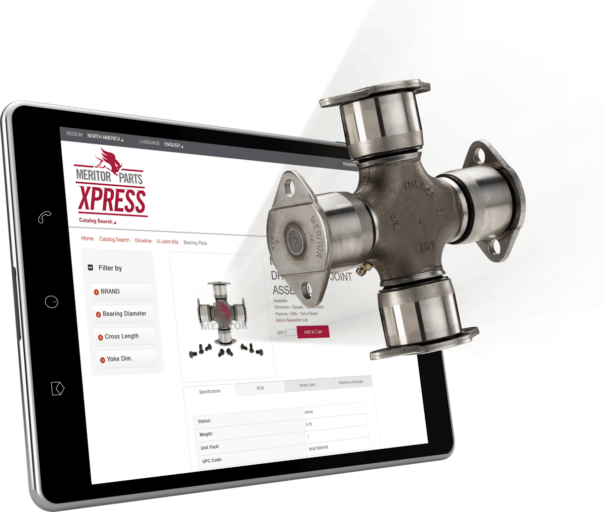 E-commerce platform launched by Meritor, Inc | Trucks, Parts, Service