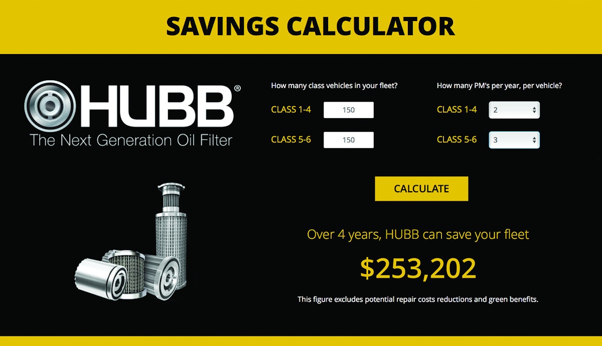 HUBB Filters introduces its educational savings calculator | Trucks ...