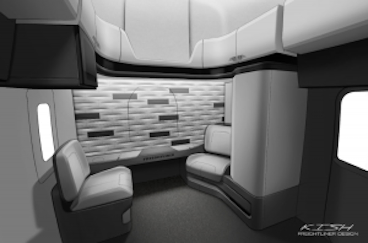 freightliner sleeper interior