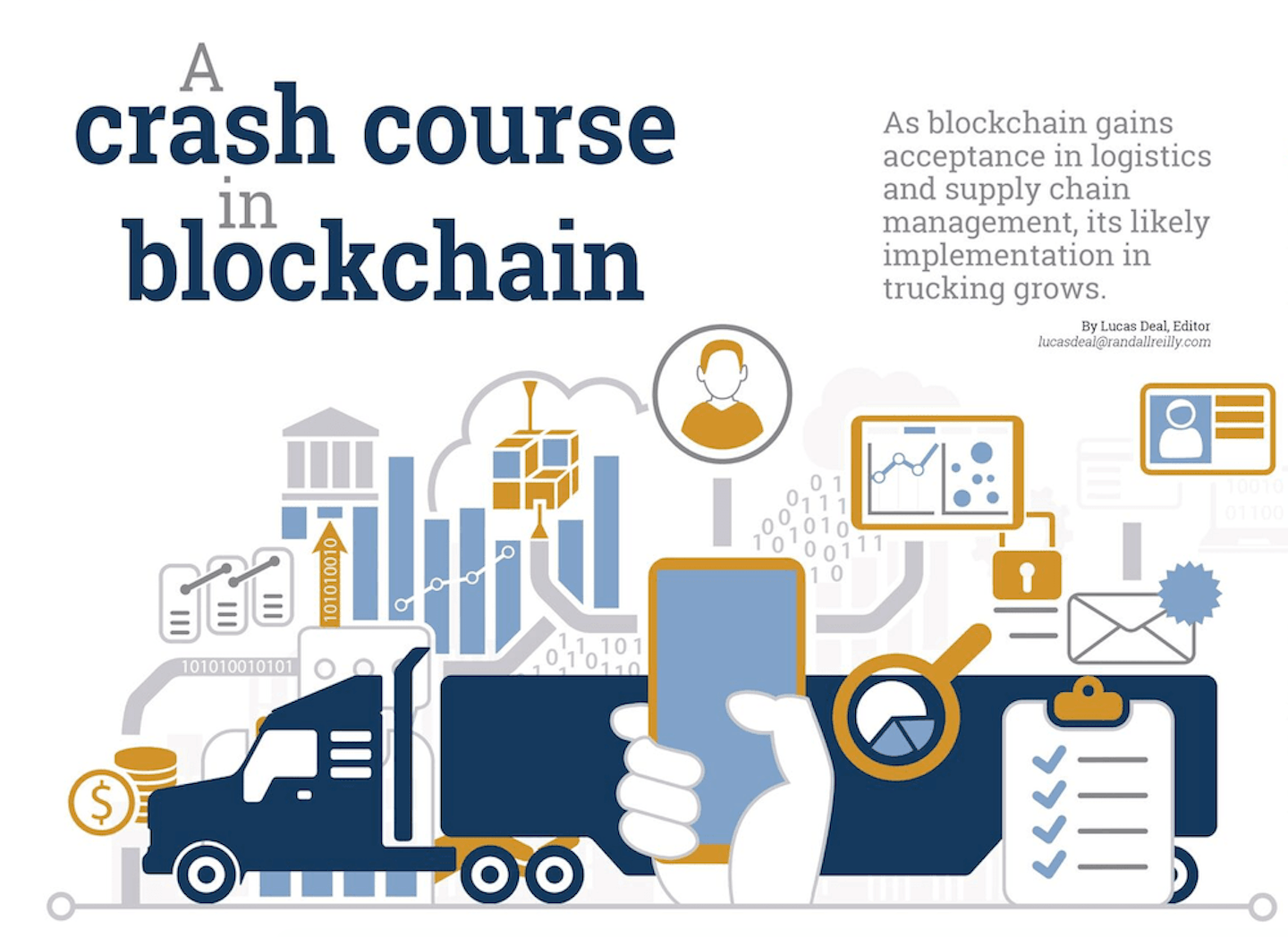 Understanding blockchain in the trucking industry | Trucks, Parts, Service