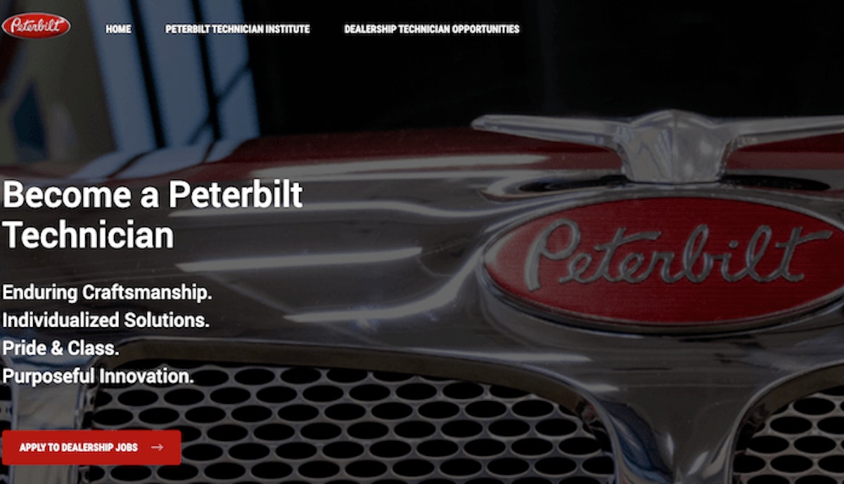 Peterbilt launches recruiting website for next generation of ...