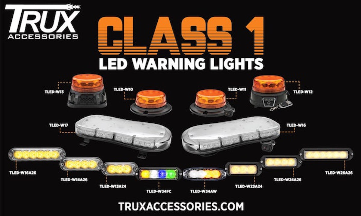 Trux Accessories debuts Class 1 LED warning lamps | Trucks, Parts, Service