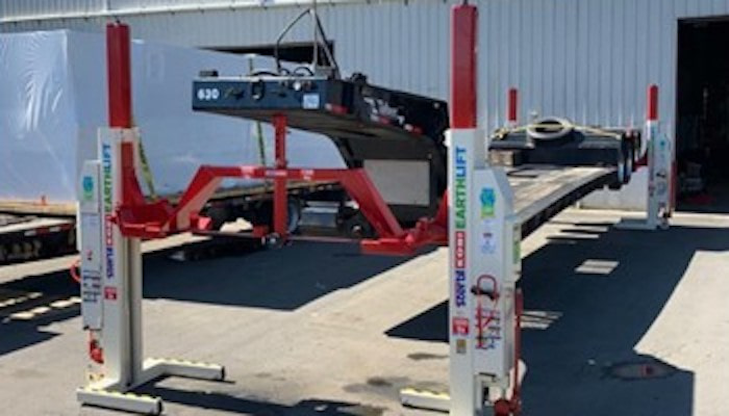 Stertil-Koni debuts crossbeam adapter for mobile column lifts | Trucks ...