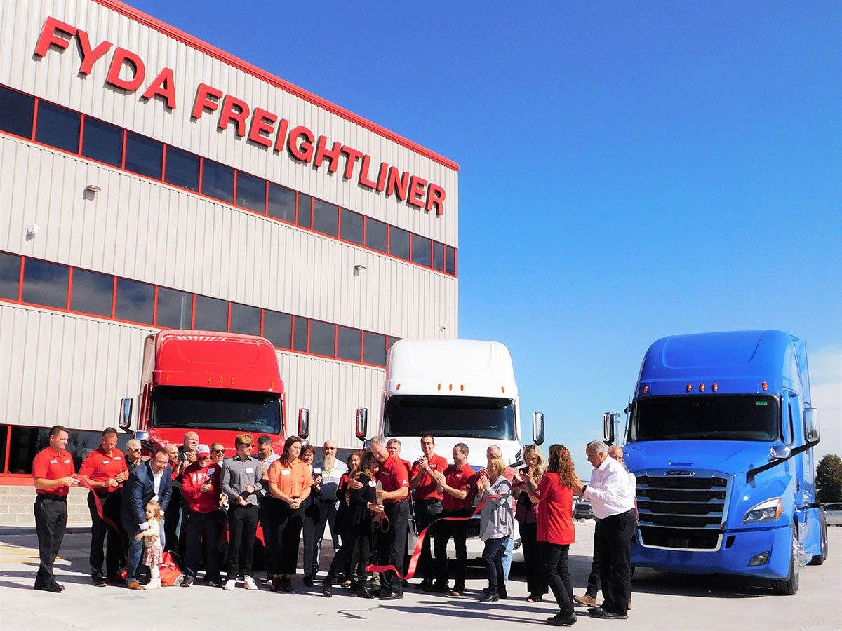 Fyda Freightliner cuts ribbon on new location | Trucks, Parts, Service