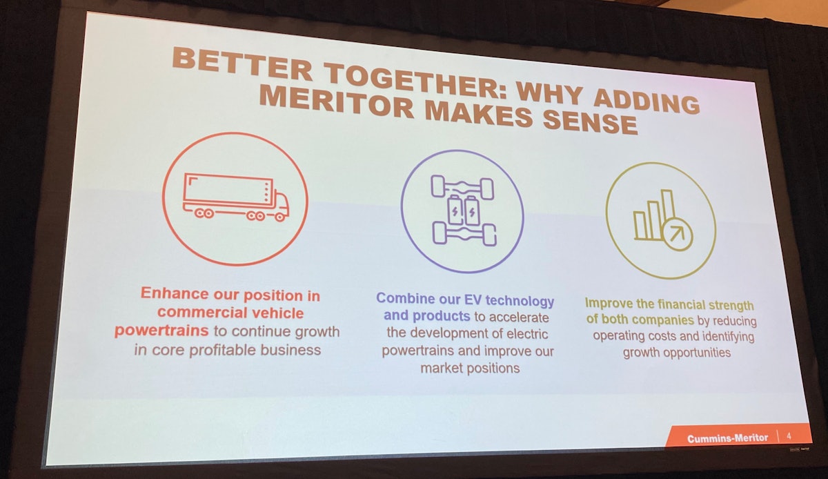 Cummins and Meritor executives talk integration, aftermarket impact | Trucks, Parts, Service