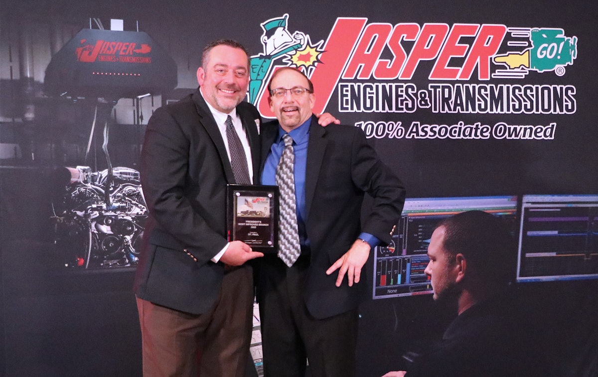 Jasper recognizes top branch | Trucks, Parts, Service