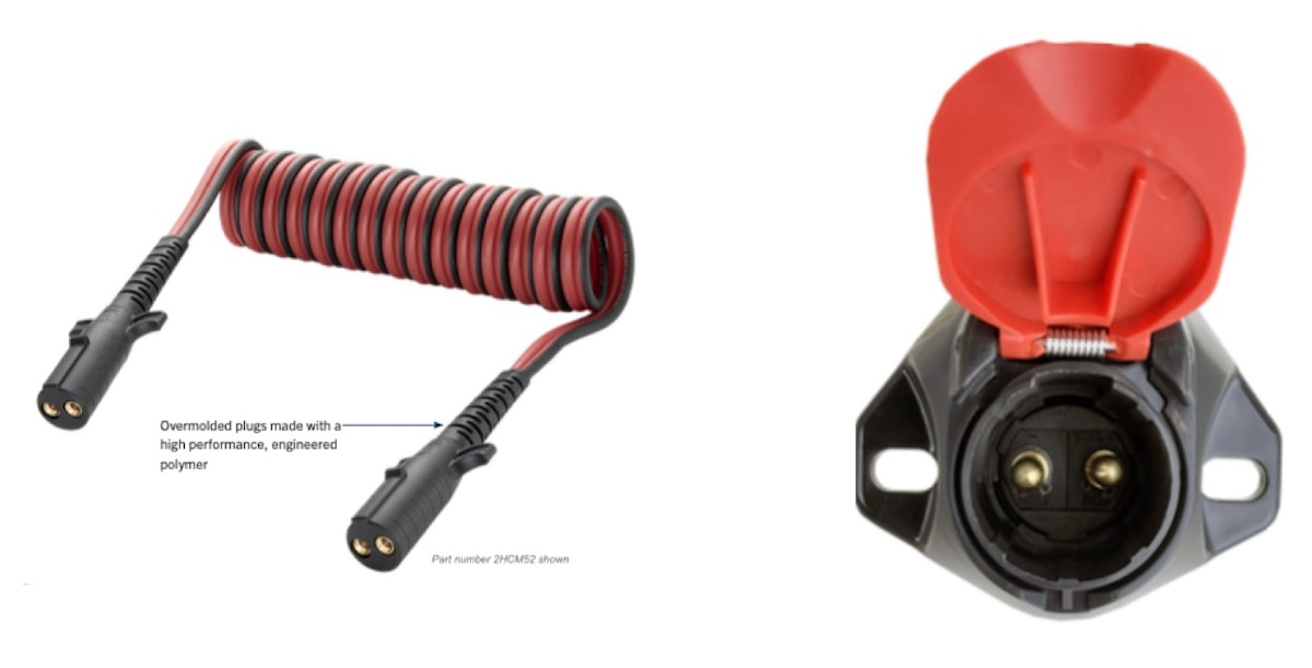 Tectran has new dual pole socket, charging cables | Trucks, Parts, Service