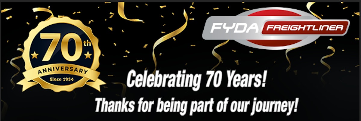 Fyda Freightliner celebrating 70-year anniversary | Trucks, Parts, Service