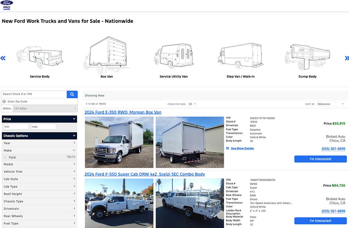 Work Truck Solutions, Ford Pro collaborate on online shopping tool | Trucks, Parts, Service