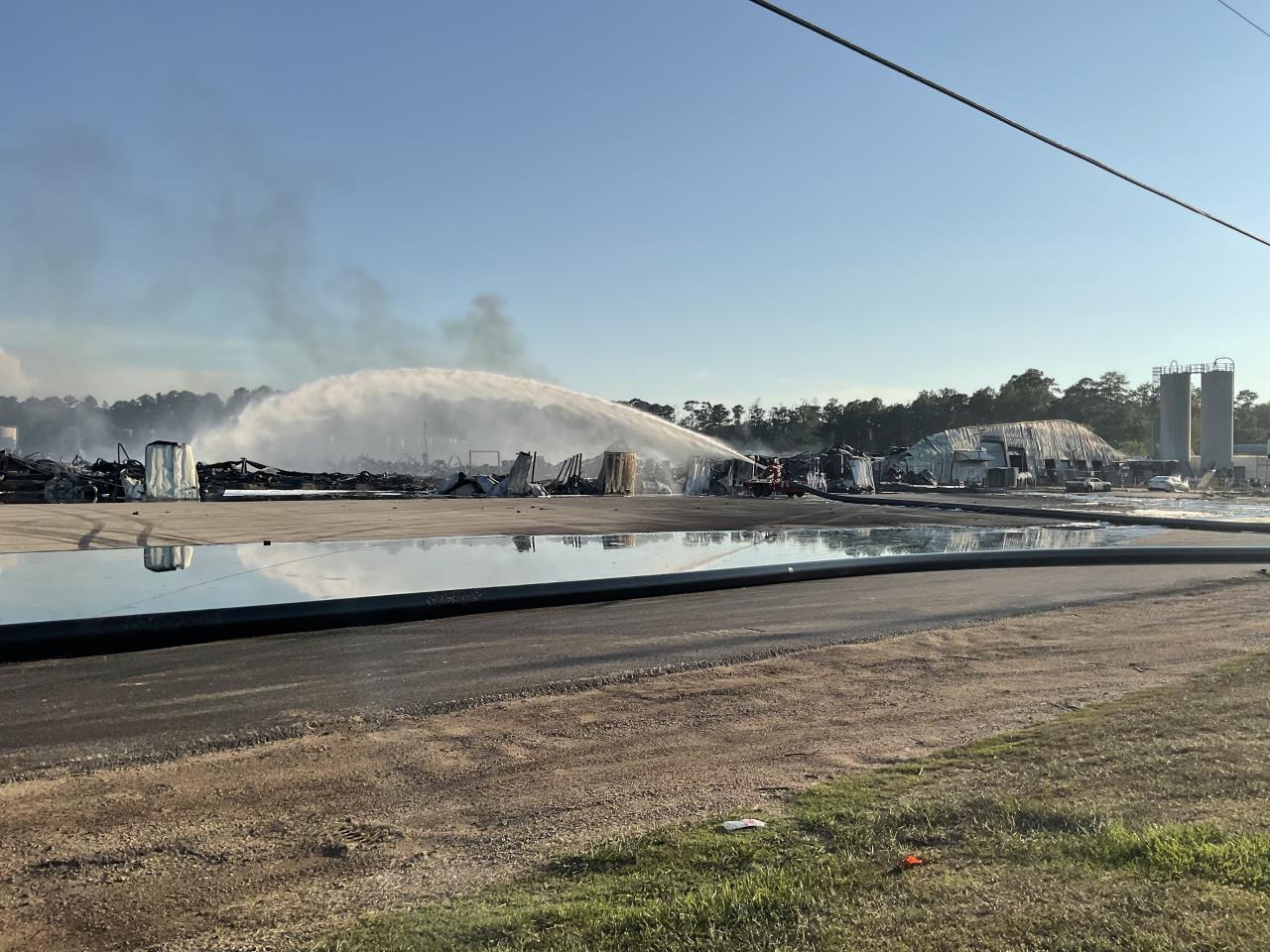 Crews battle massive blaze at Smitty's Supply plant | Trucks, Parts ...